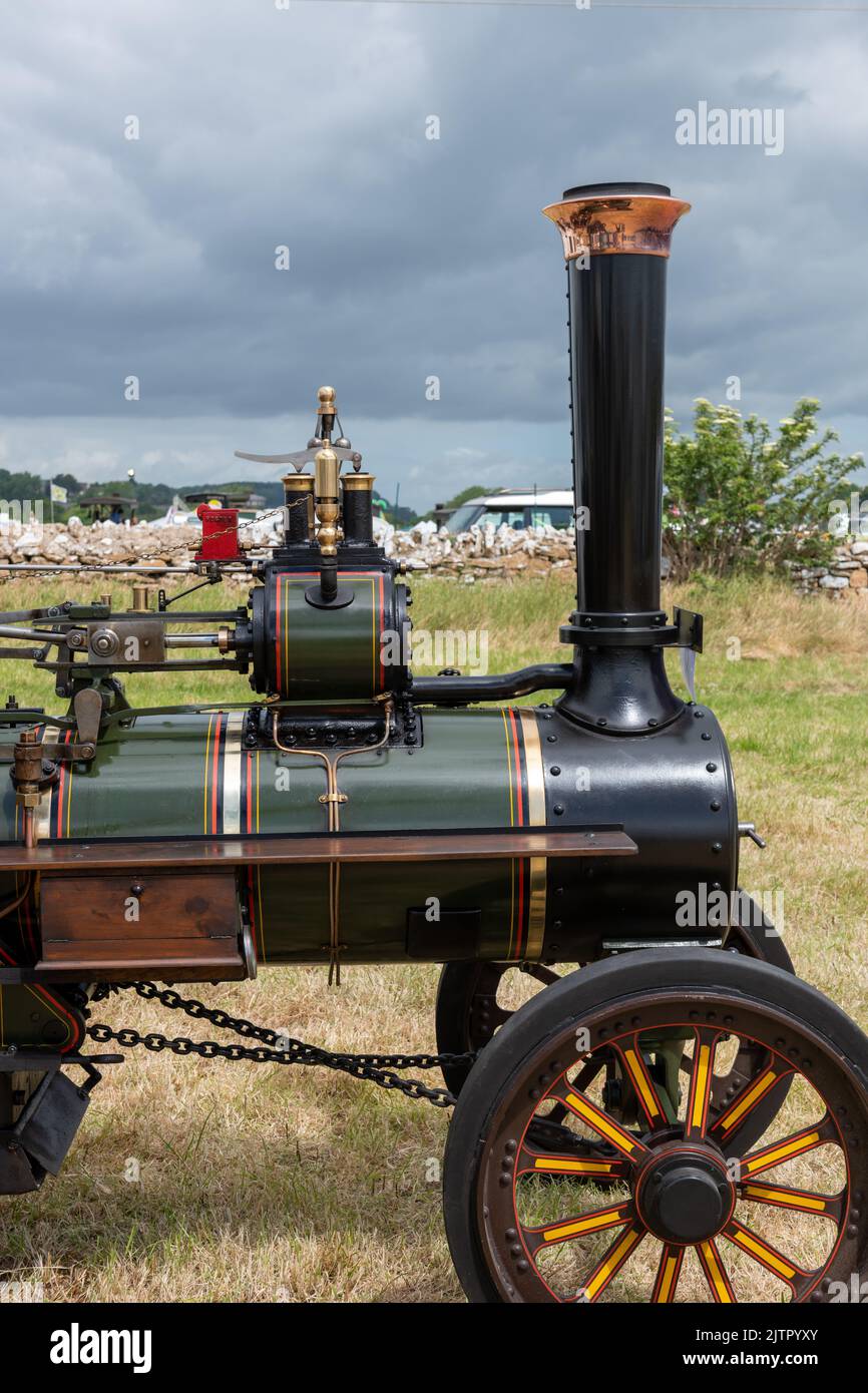 West Bay.Dorset.United Kingdom.June 12th 2022.A miniature Burrell ...