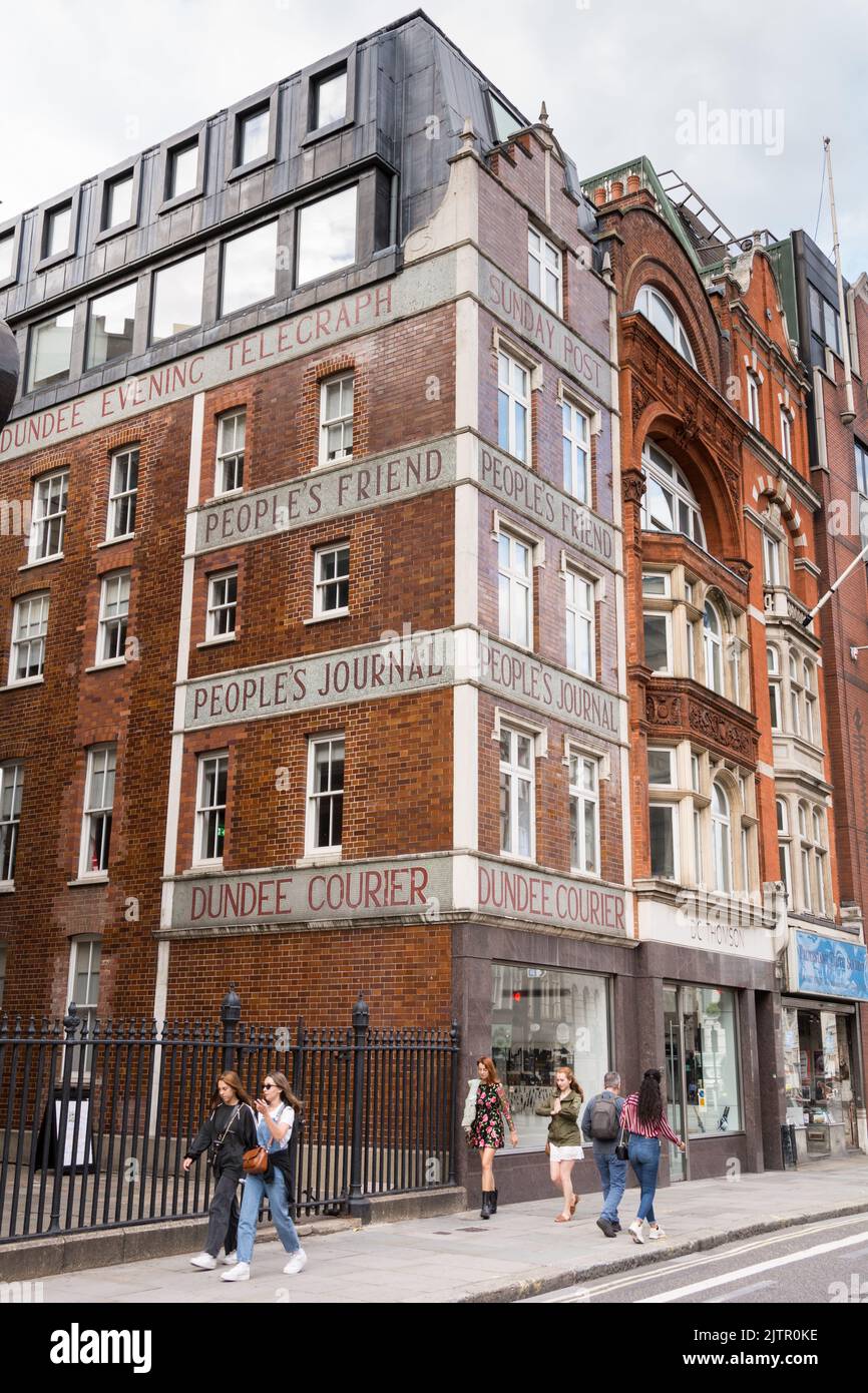 The former Dundee-based Sunday Post and People's Friend offices on ...