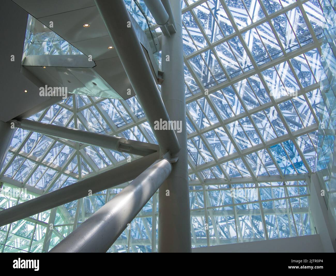 Interior of the Tainan Art Museum Building Two in Tainan, Taiwan. This ...