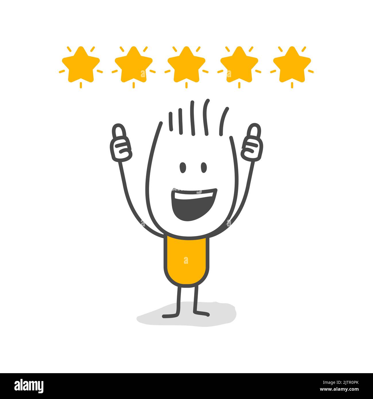 Stick figures give review rating and feedback. Customer reviews ...