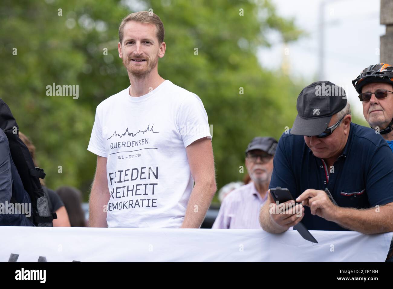 Dresden, Germany. 01st Sep, 2022. Marcus Fuchs, organizer of the ...