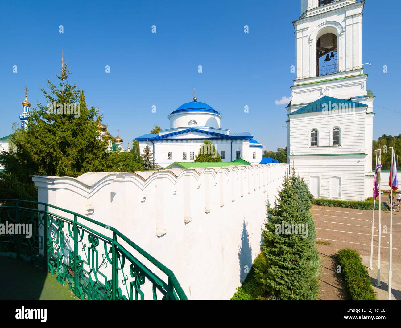 white outside wall and gate temple consecrated in honor of Archangel ...