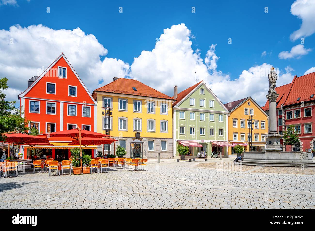 Market of Mindelheim, Bavaria, Germany Stock Photo - Alamy
