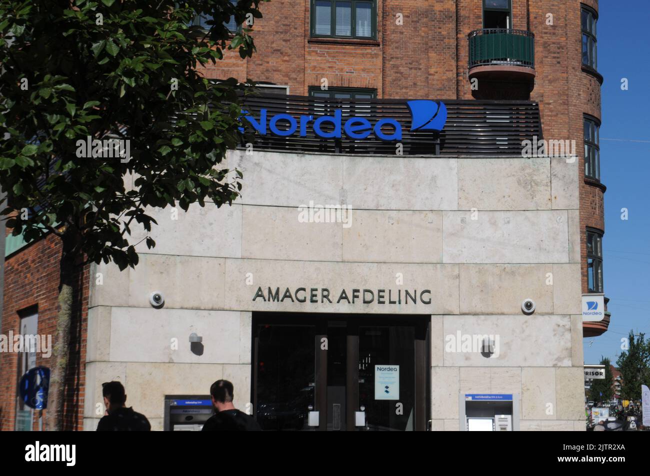 Copenhagen /Denmark/01 September 2022t 2022/Nordea bank branch building ...