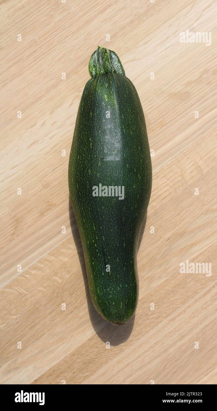 An Unusually-Shaped Zucchini Squash Stock Photo - Alamy