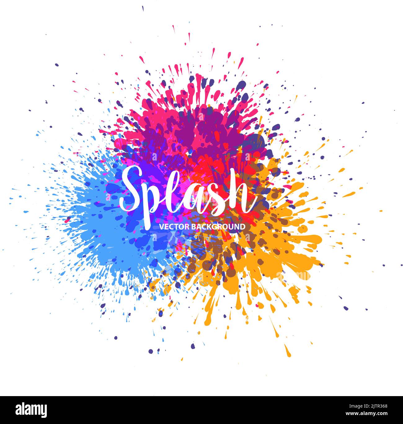 Elegant Abstract artistic colorful splash watercolor background. Vector ...