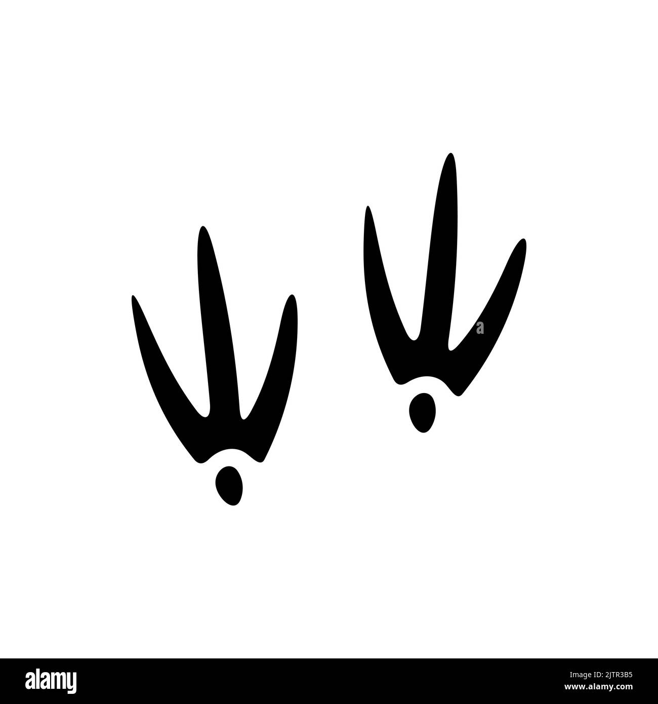 Camel Hoof Print Clip Art