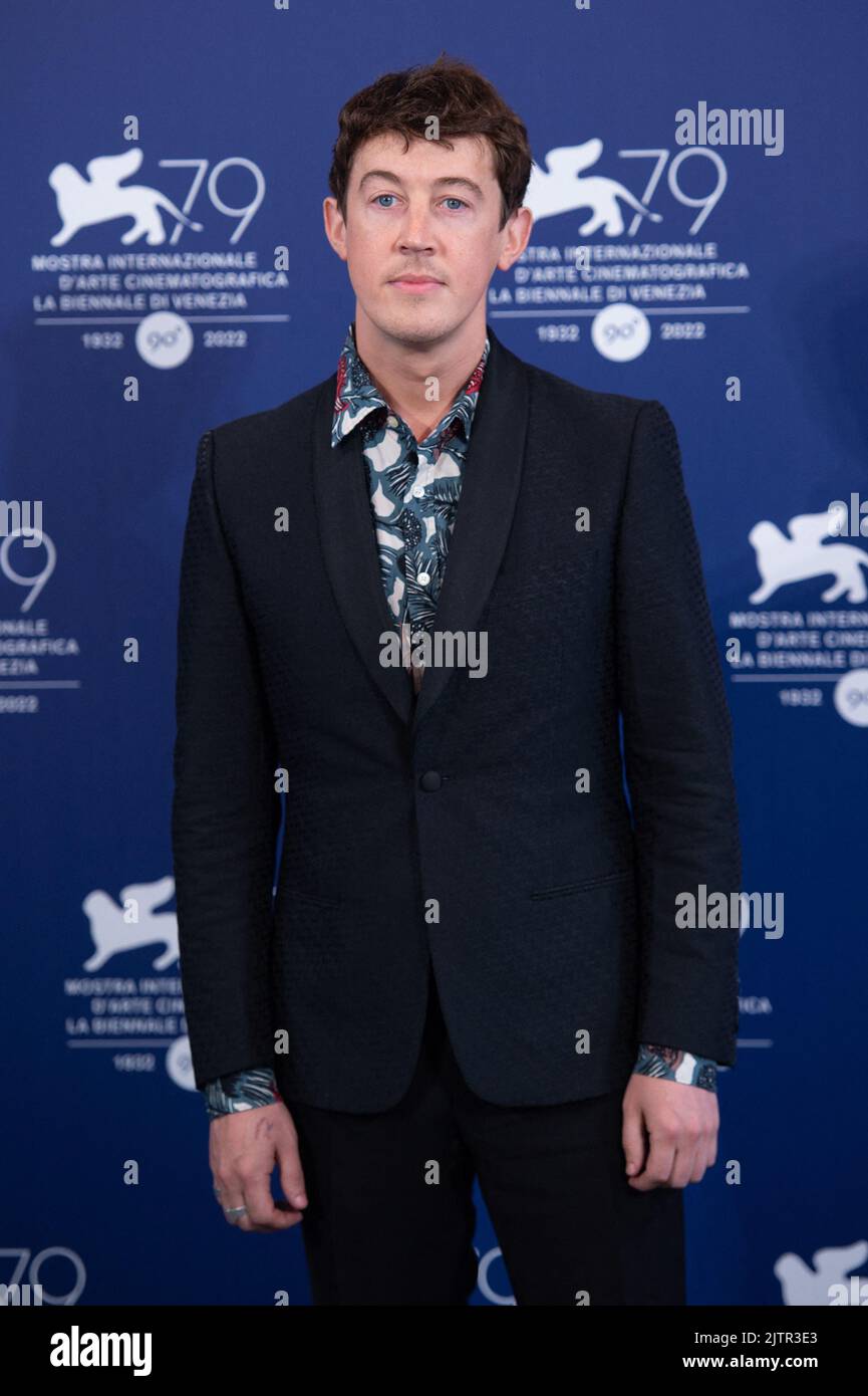 Alex Sharp attending the Living Photocall during the 79th Venice ...