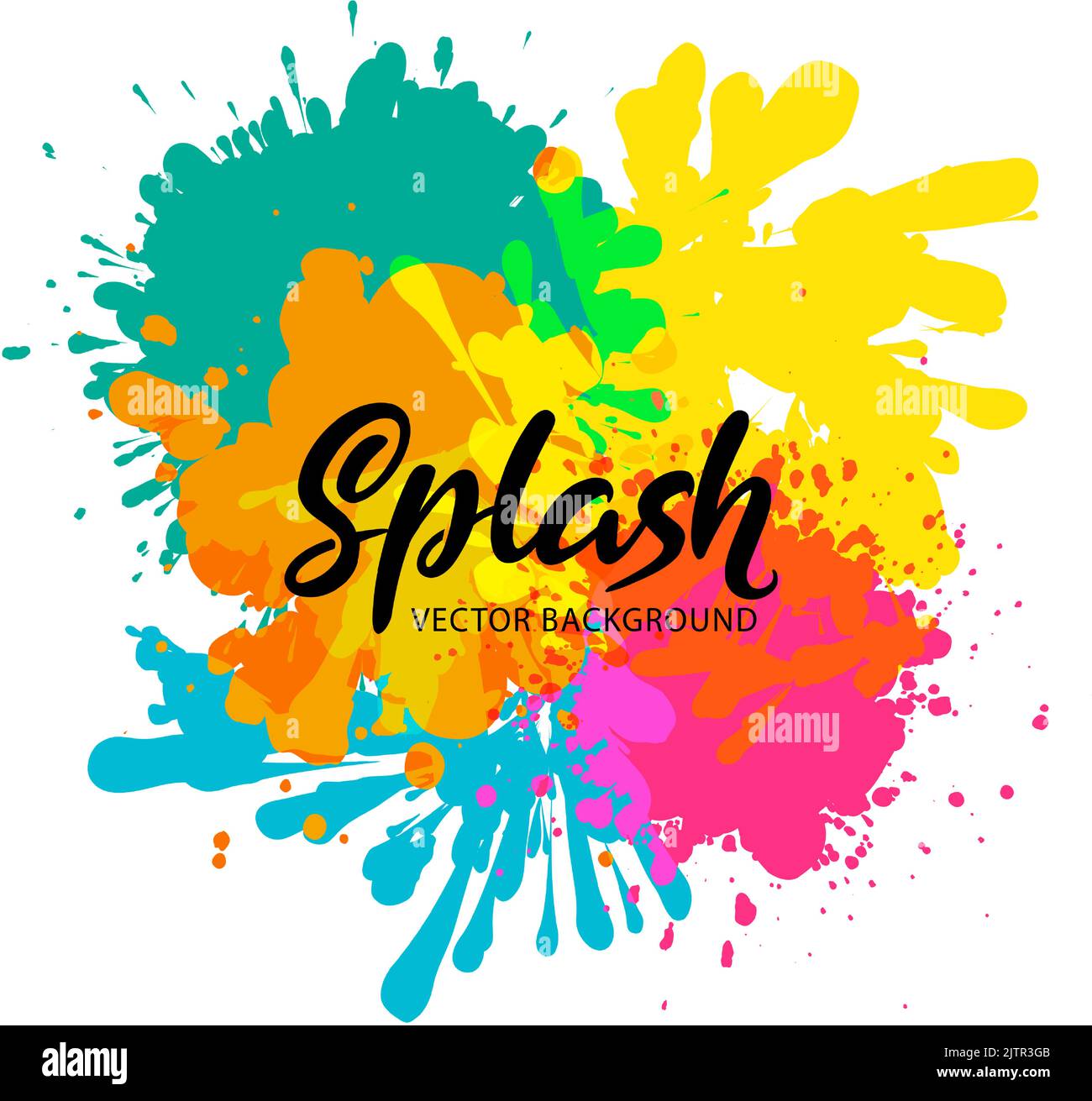 Elegant Abstract artistic colorful splash watercolor background. Vector ...