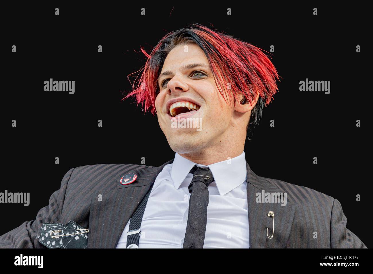Saint-Cloud France 25 August 2022 Yungblud live concert at Rock en ...