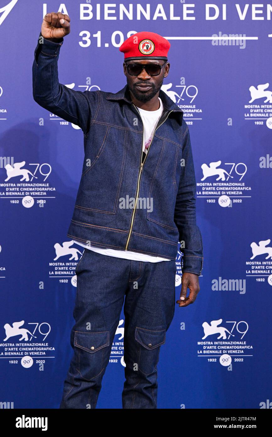 Bobi Wine 79th Venice Film Festival Photocall of the movie -Bobi Wine ...