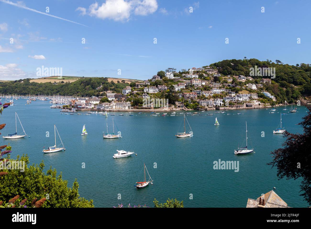 The beautiful Dartmouth harbour in Devon Stock Photo - Alamy