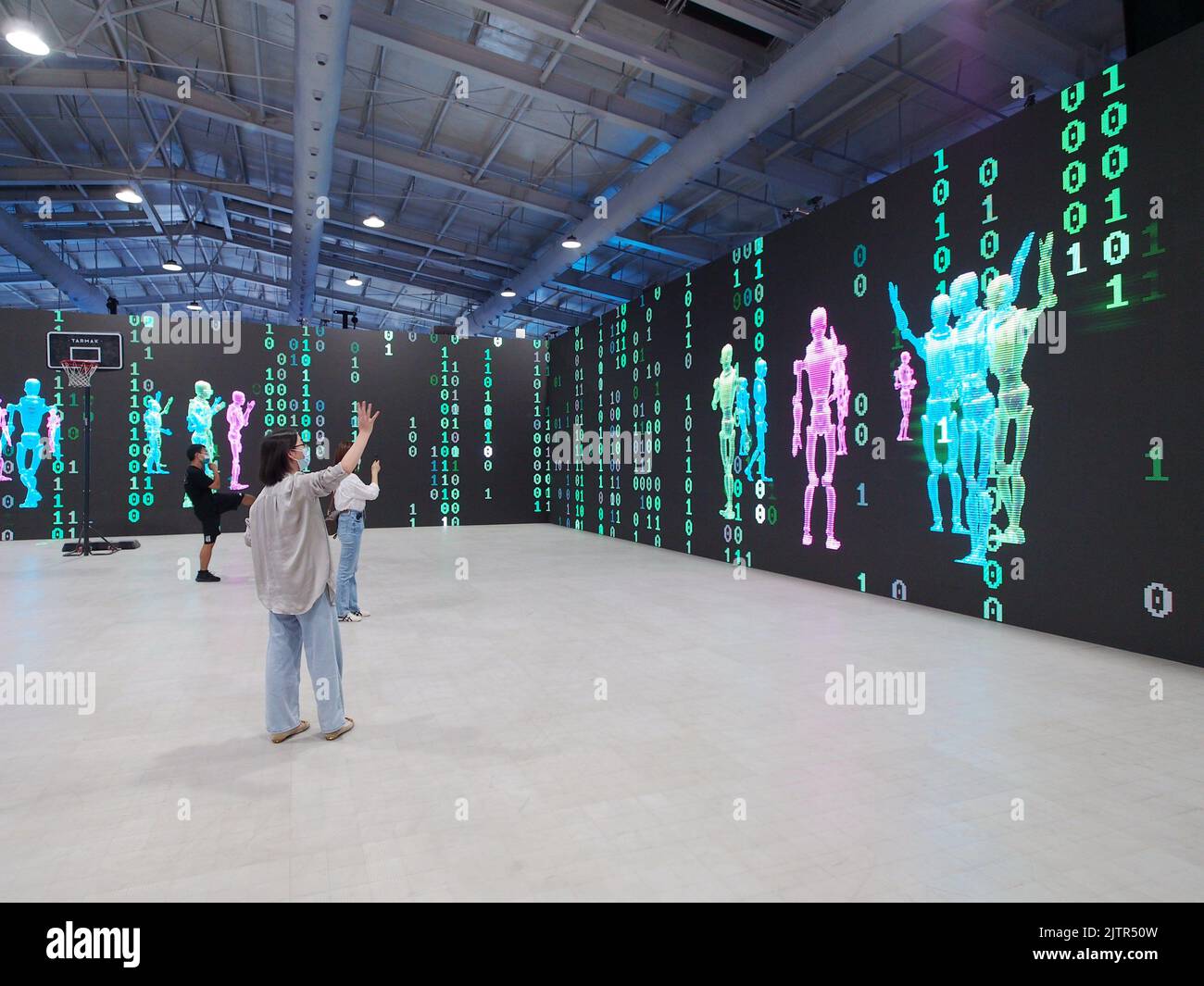 BEIJING, CHINA - SEPTEMBER 1, 2022 - Visitors experience the Metaverse ...
