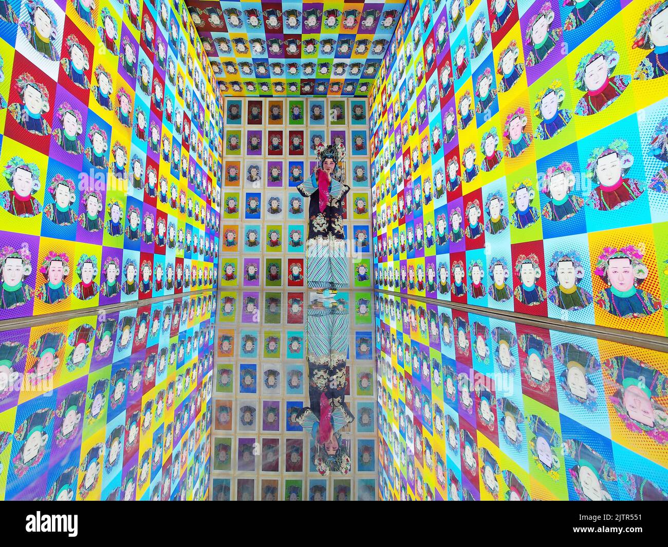 BEIJING, CHINA - SEPTEMBER 1, 2022 - Peking Opera performers perform ...