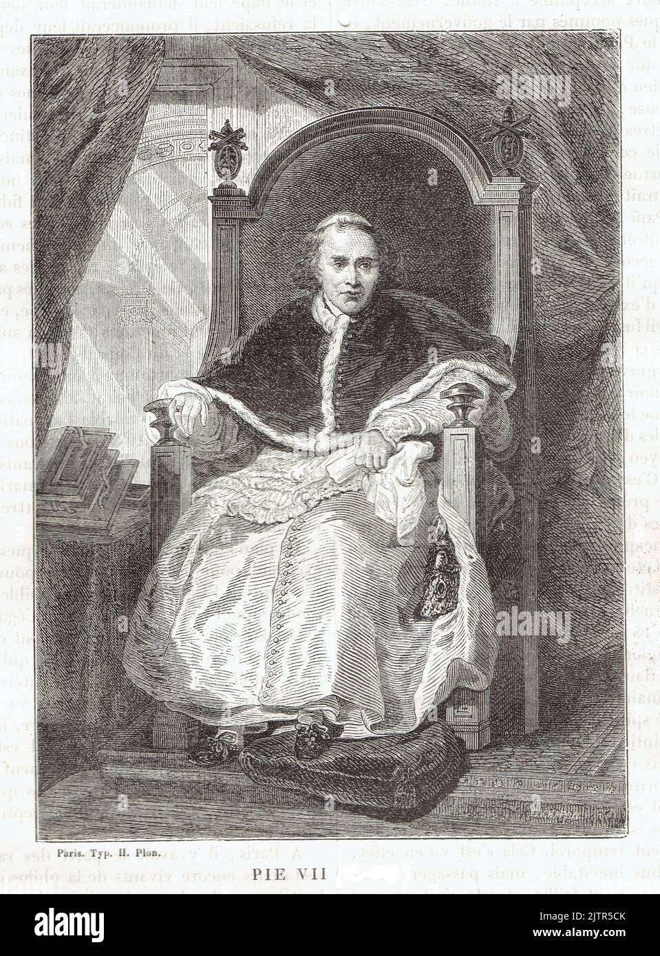le pape Pie VII Stock Photo - Alamy