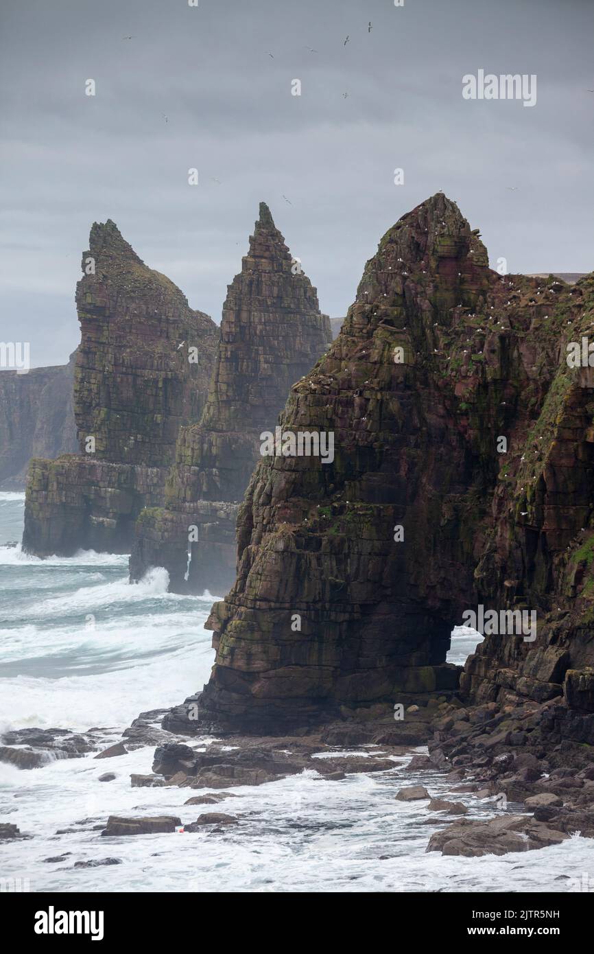 The Stacks of Duncansby. Duncansby Sea Stacks near John O Groats ...