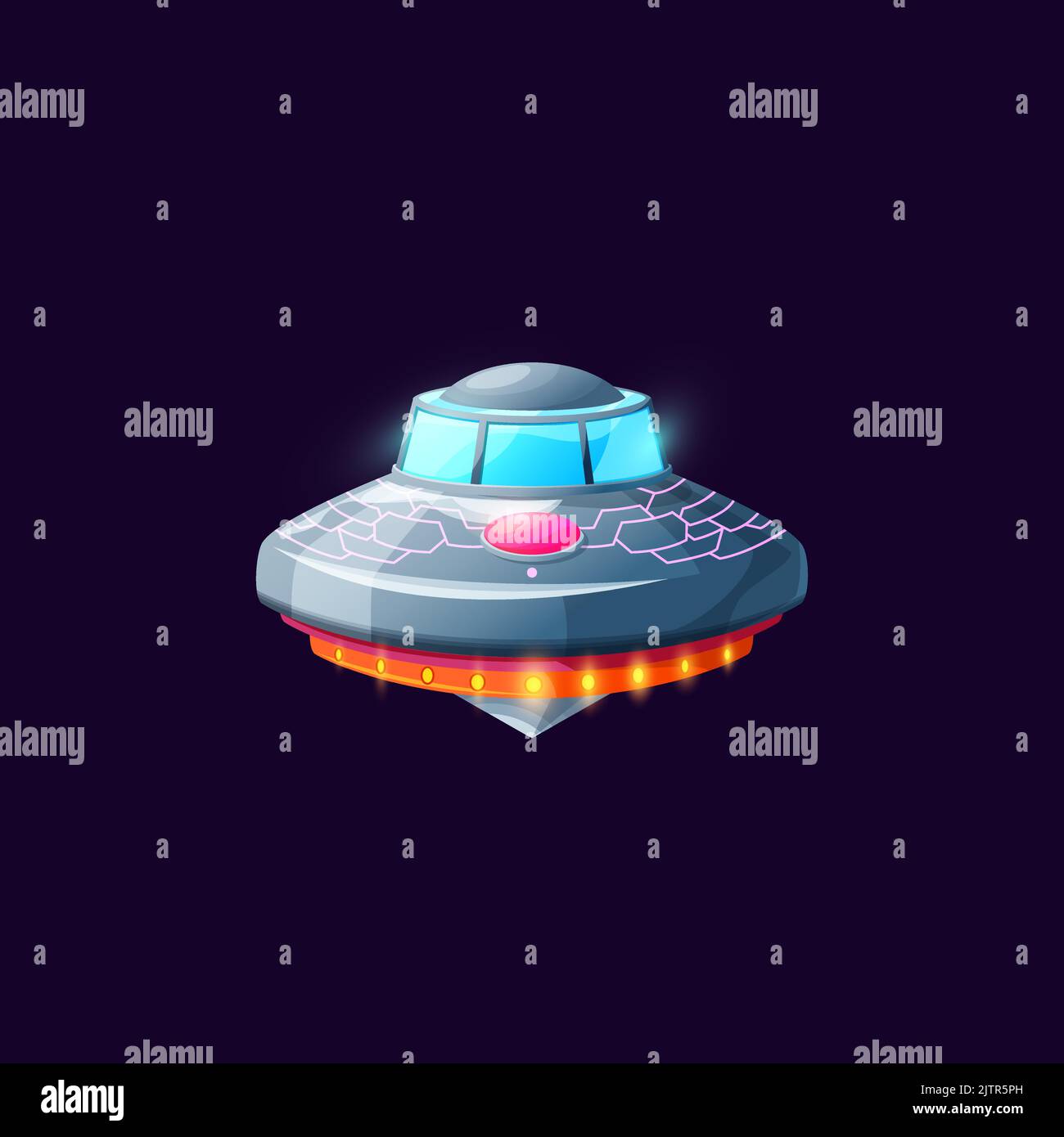 Intergalactic mystery saucer, alliance transportation spaceship ...