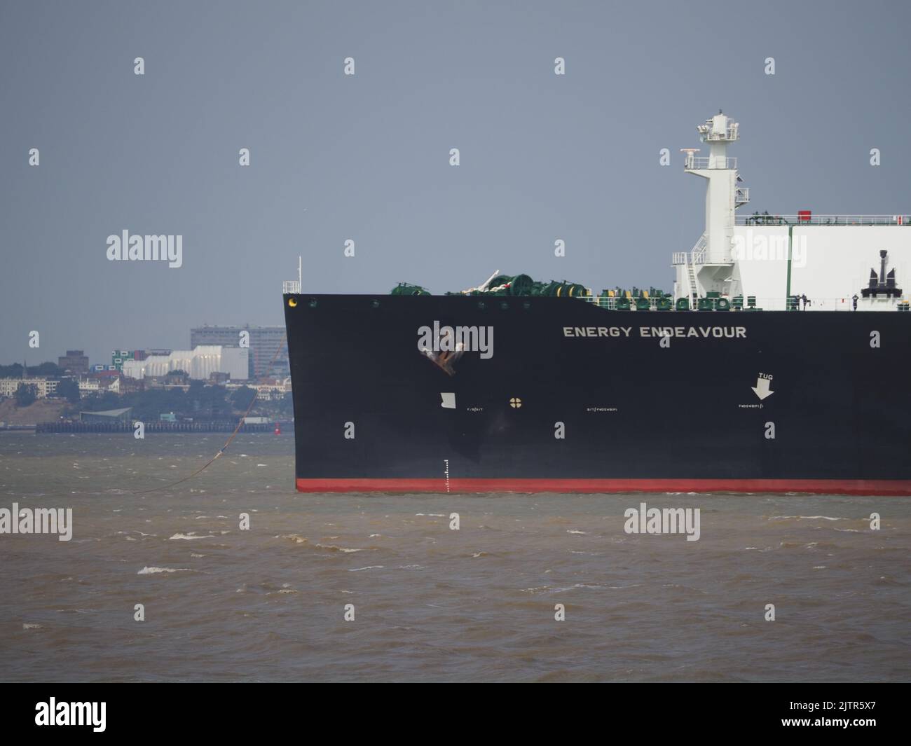 Sheerness, Kent, UK. 1st Sep, 2022. Gas ship Energy Endeavour arriving ...