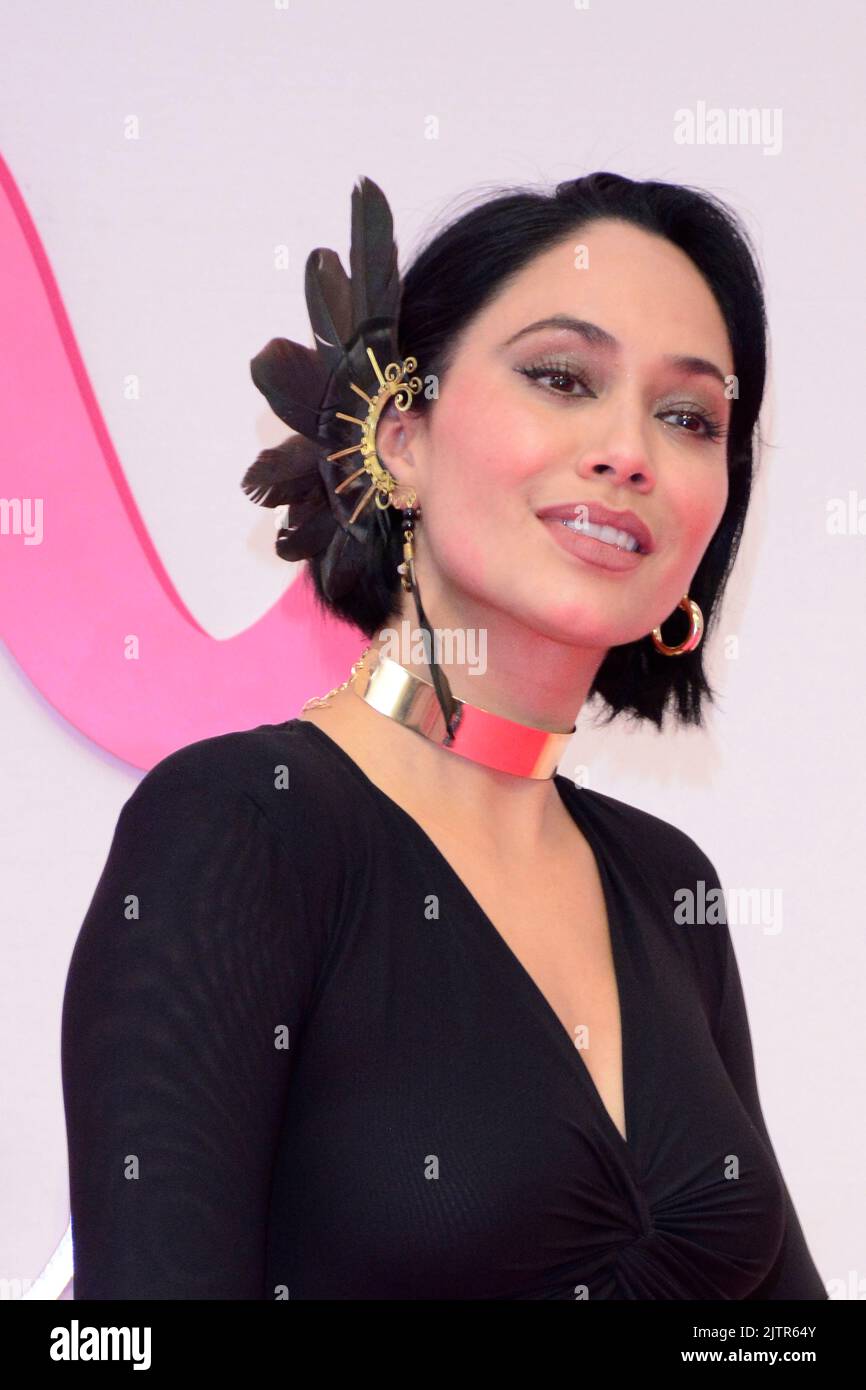 Mexico City, Mexico. 31st Aug, 2022. Maya Zapata poses for photos ...