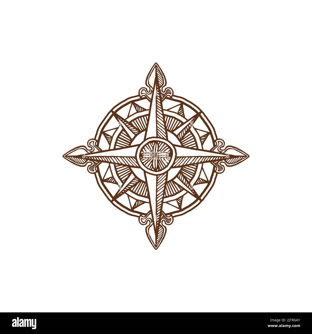 Fancy Compass Rose Designs