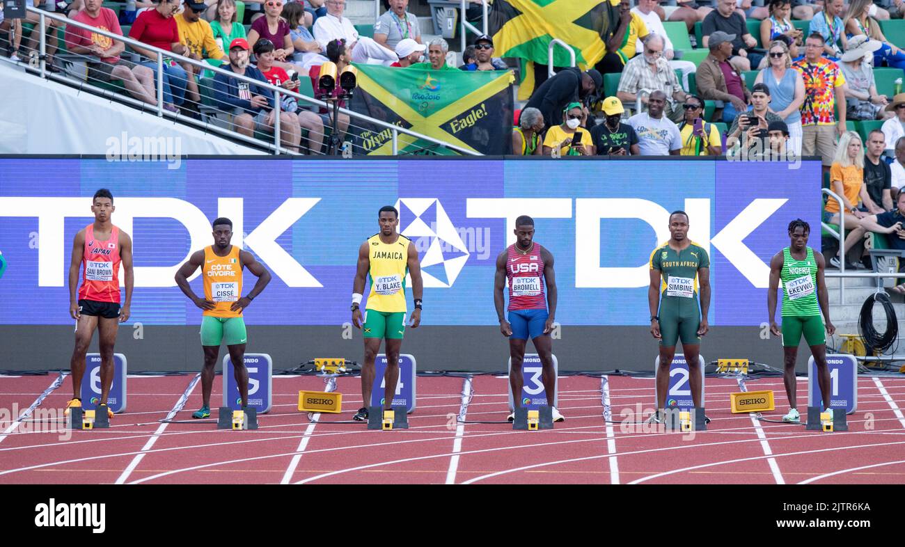 Abdul Hakim Sani Brown, Arthur Cisse, Yohan Blake, Trayvon Bromell ...