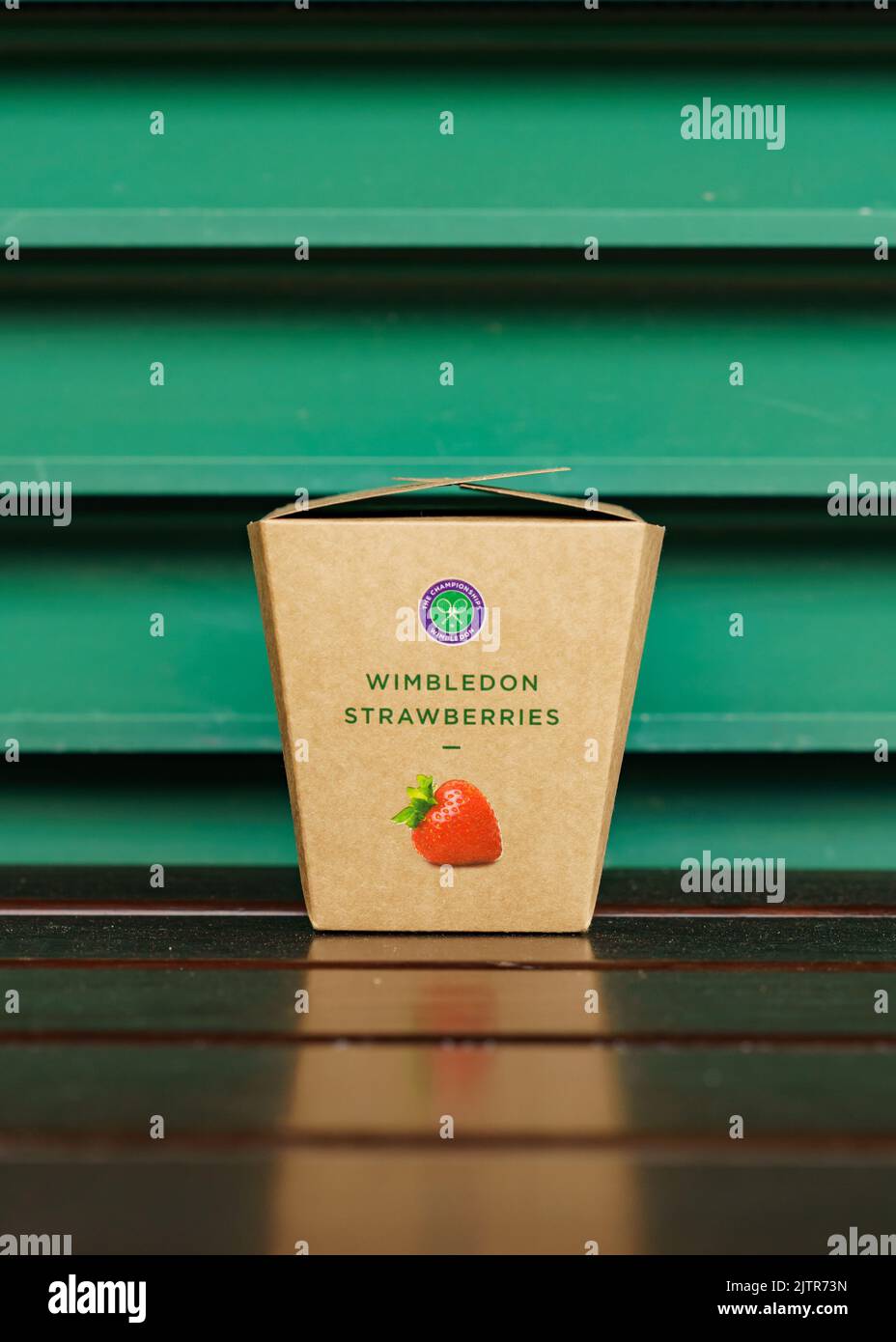 Wimbledon Strawberry box around the grounds at The Championships 2022 ...