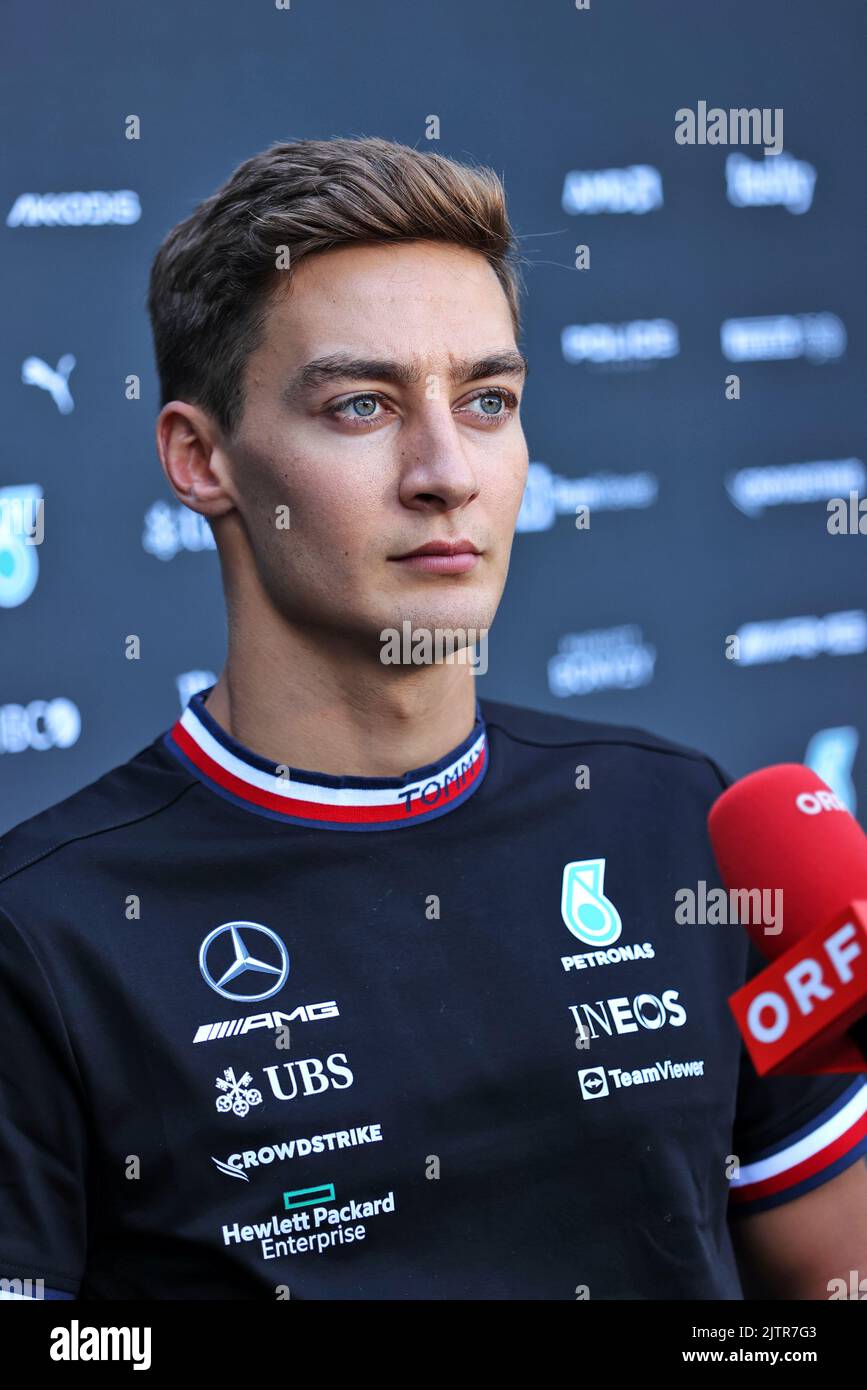 George Russell (GBR) Mercedes AMG F1. Dutch Grand Prix, Thursday 1st ...