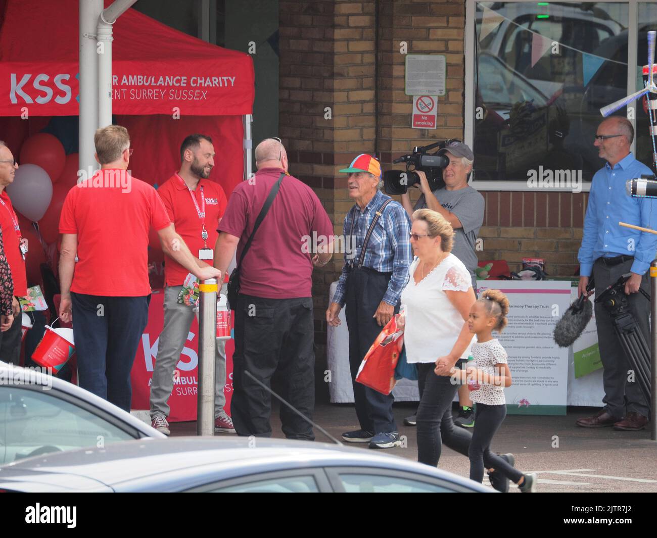 Sheerness, Kent, UK. 1st Sep, 2022. Tim Bell, 77 of Minster on Sea ...