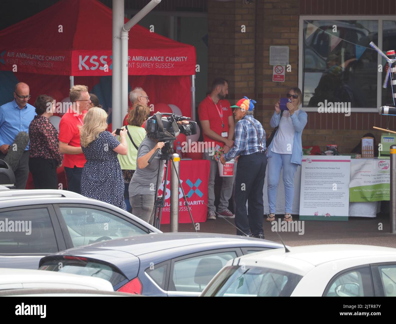 Sheerness, Kent, UK. 1st Sep, 2022. Tim Bell, 77 of Minster on Sea ...