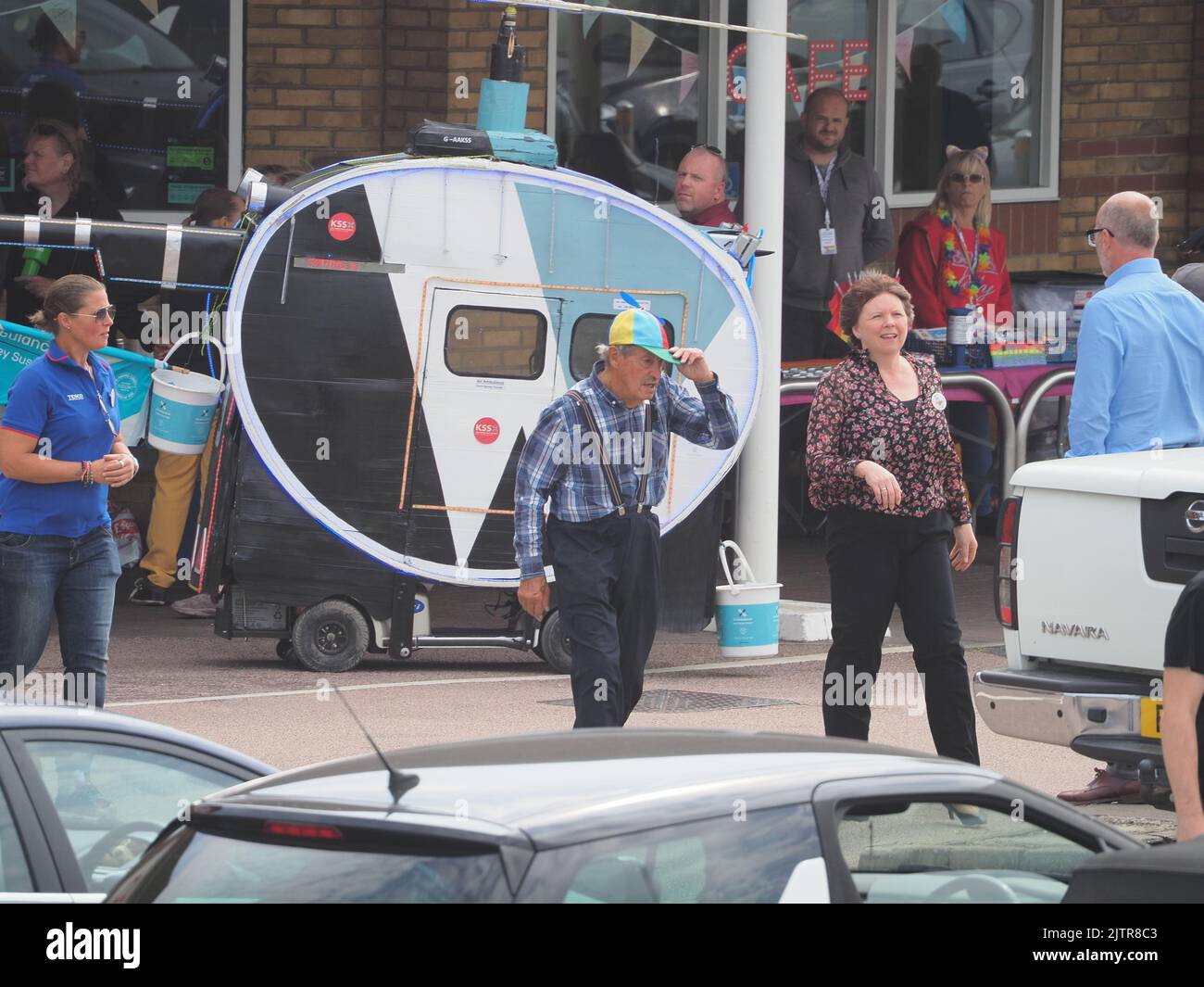 Sheerness, Kent, UK. 1st Sep, 2022. Tim Bell, 77 of Minster on Sea ...