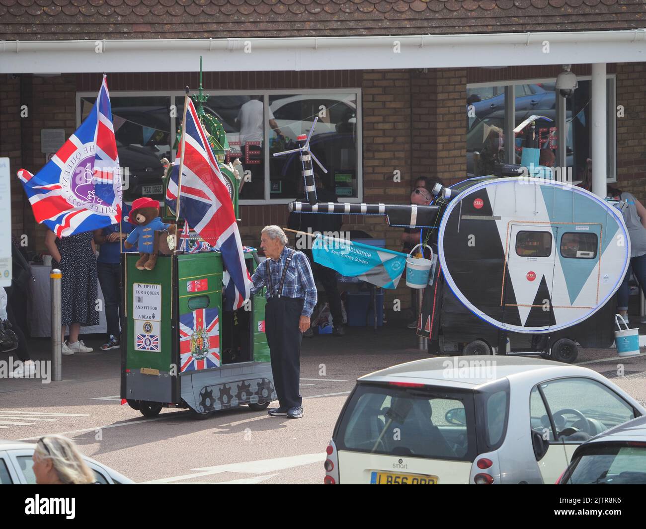 Sheerness, Kent, UK. 1st Sep, 2022. Tim Bell, 77 of Minster on Sea ...