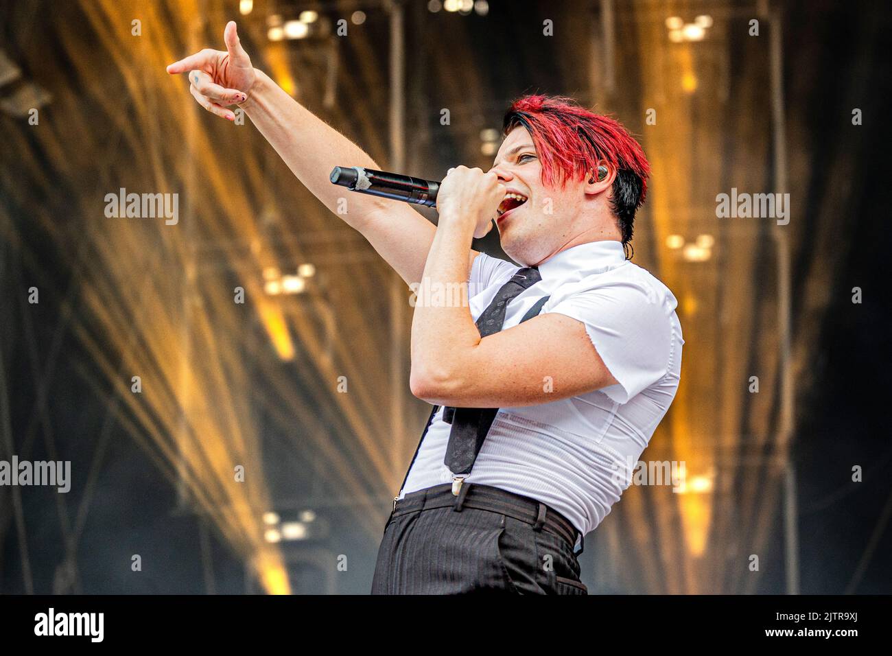 Saint-Cloud France 25 August 2022 Yungblud live concert at Rock en ...
