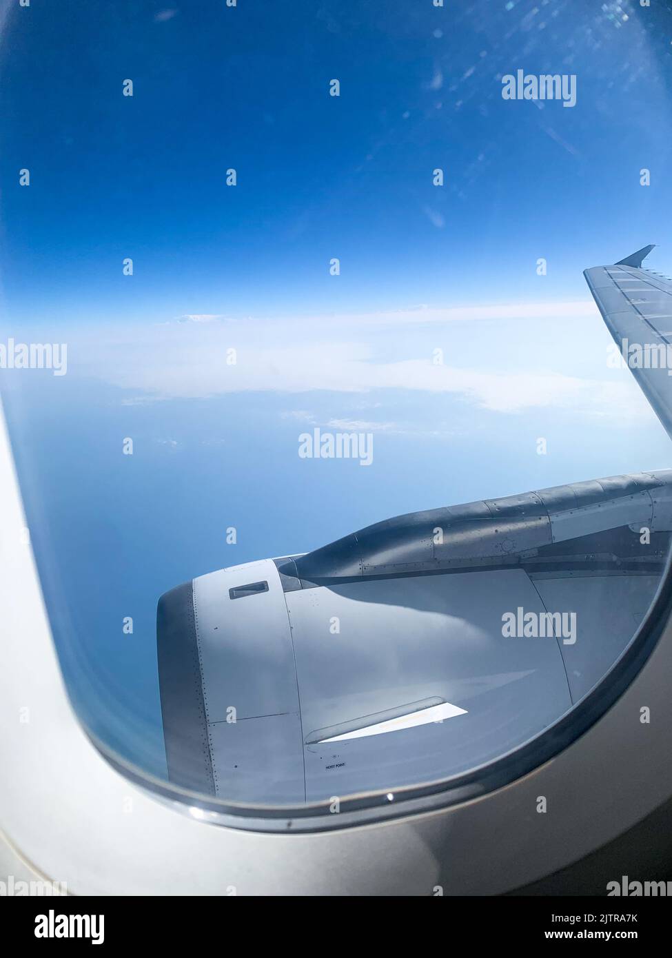 Athens region seen from a flying plane, Southern Europe Stock Photo - Alamy