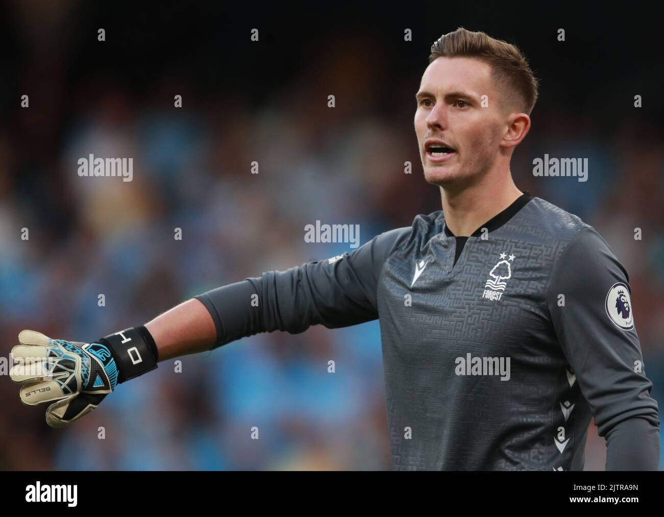 Manchester, England, 31st August 2022. Dean Henderson of Nottingham ...
