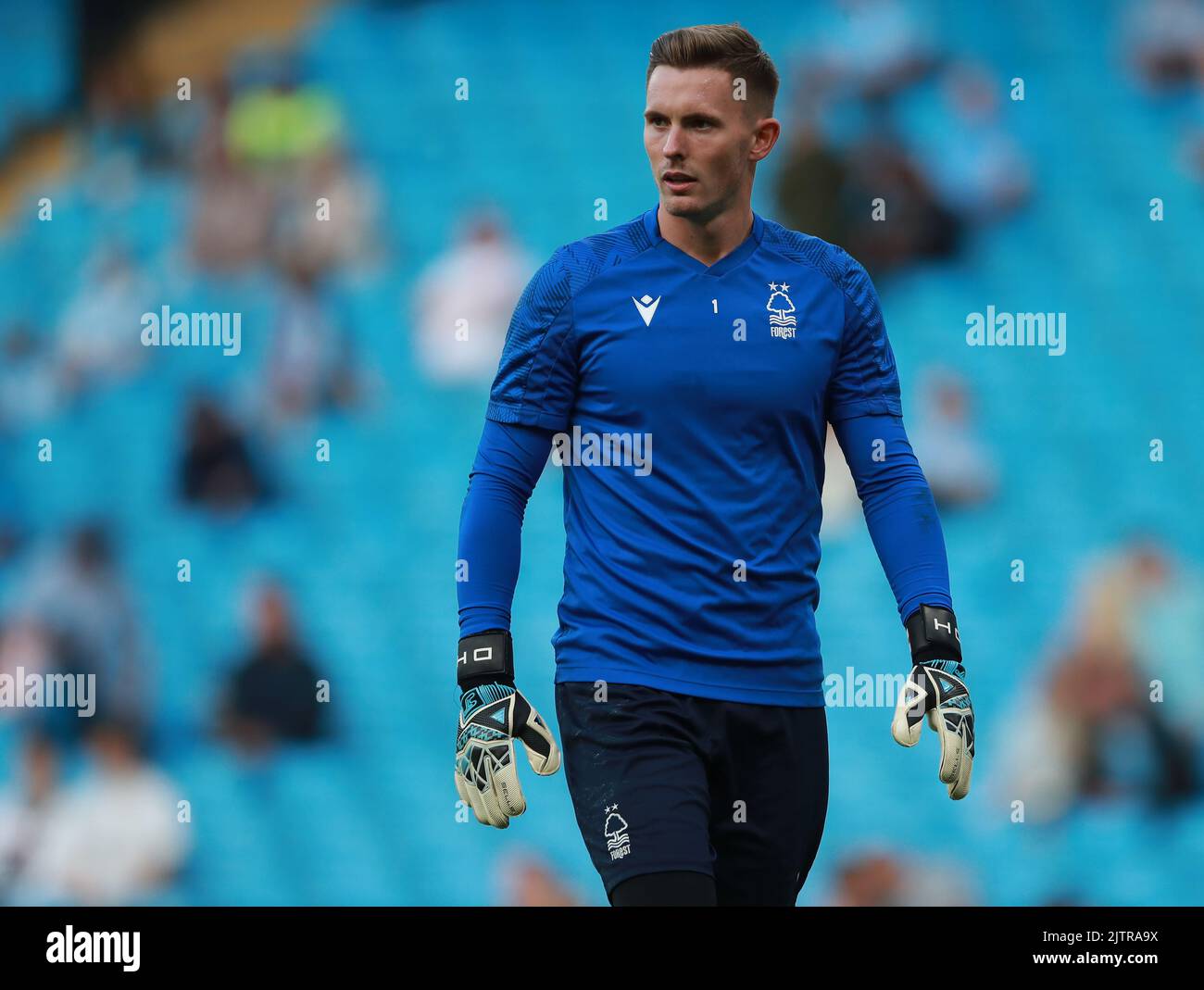 Manchester, England, 31st August 2022. Dean Henderson of Nottingham ...