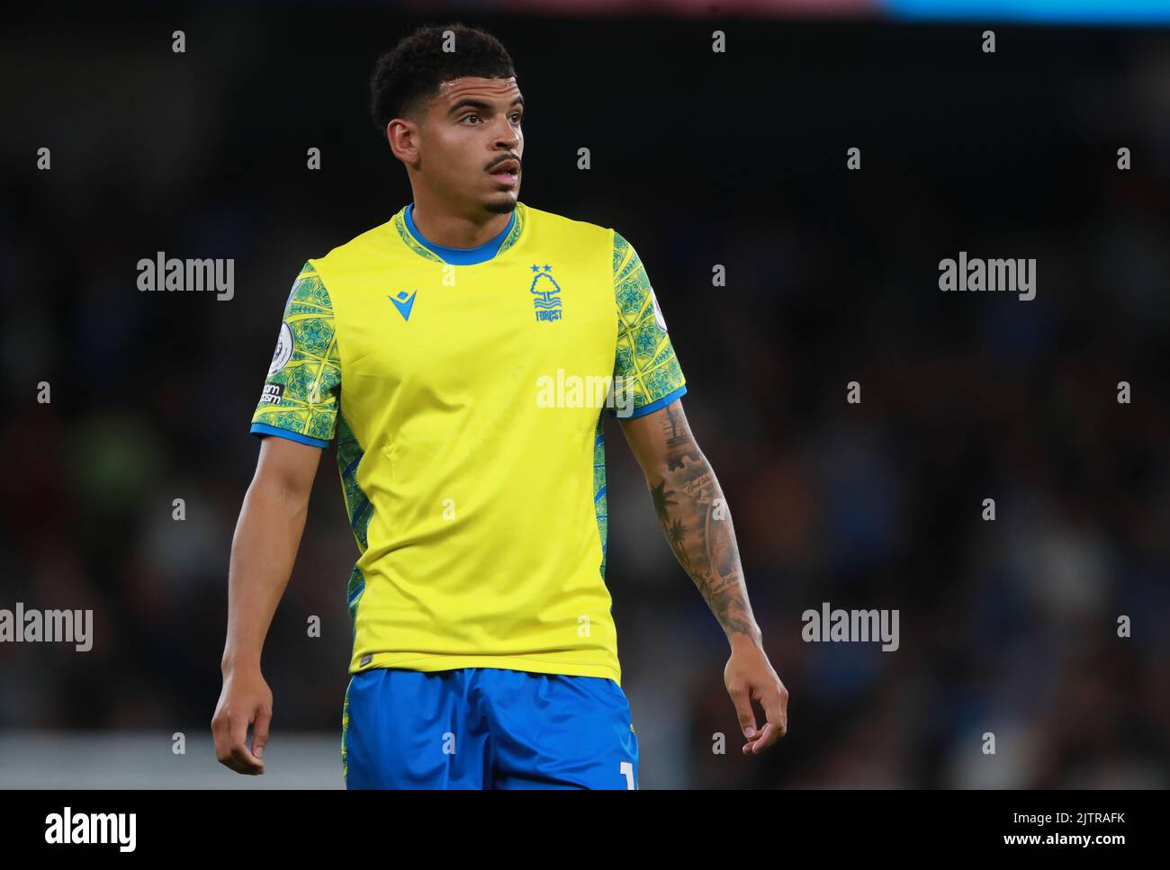 Manchester, England, 31st August 2022. Morgan Gibss White of Nottingham ...