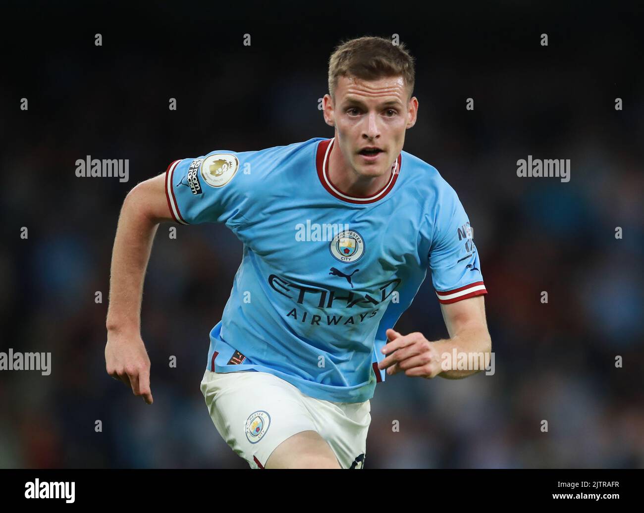 Manchester, England, 31st August 2022. Sergio Gomez of Manchester City ...