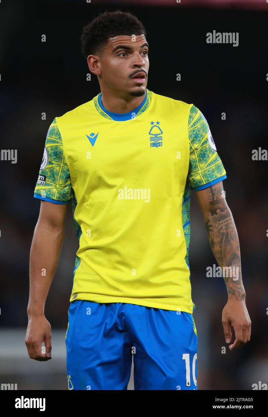 Manchester, England, 31st August 2022. Morgan Gibss White of Nottingham ...