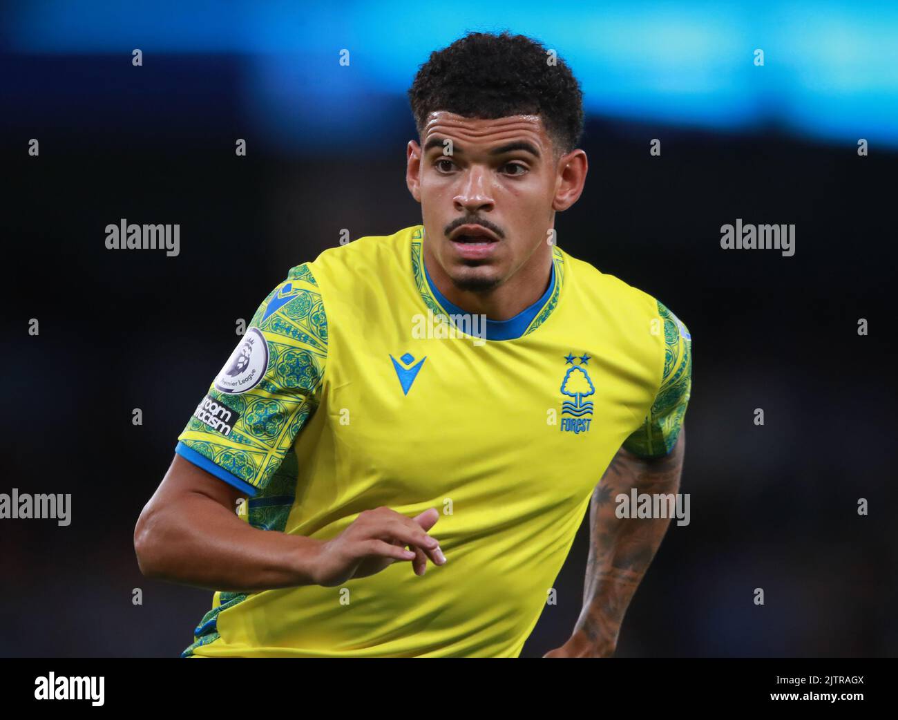 Manchester, England, 31st August 2022. Morgan Gibss White of Nottingham ...