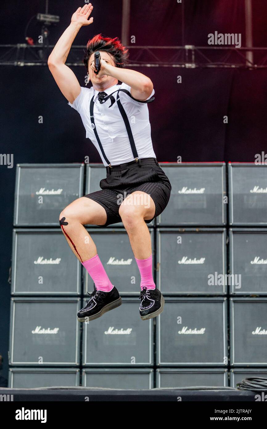 Saint-Cloud France 25 August 2022 Yungblud live concert at Rock en ...