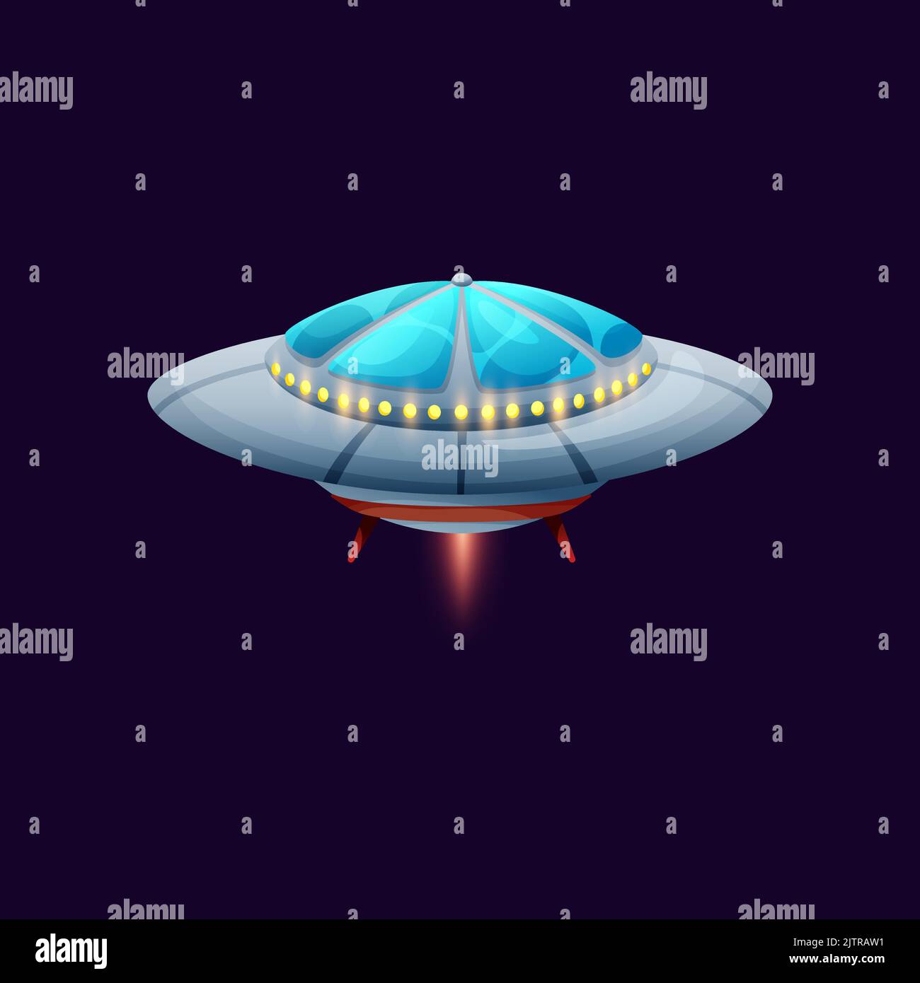 Sci fi spacecraft invader spaceship intergalactic flying ...