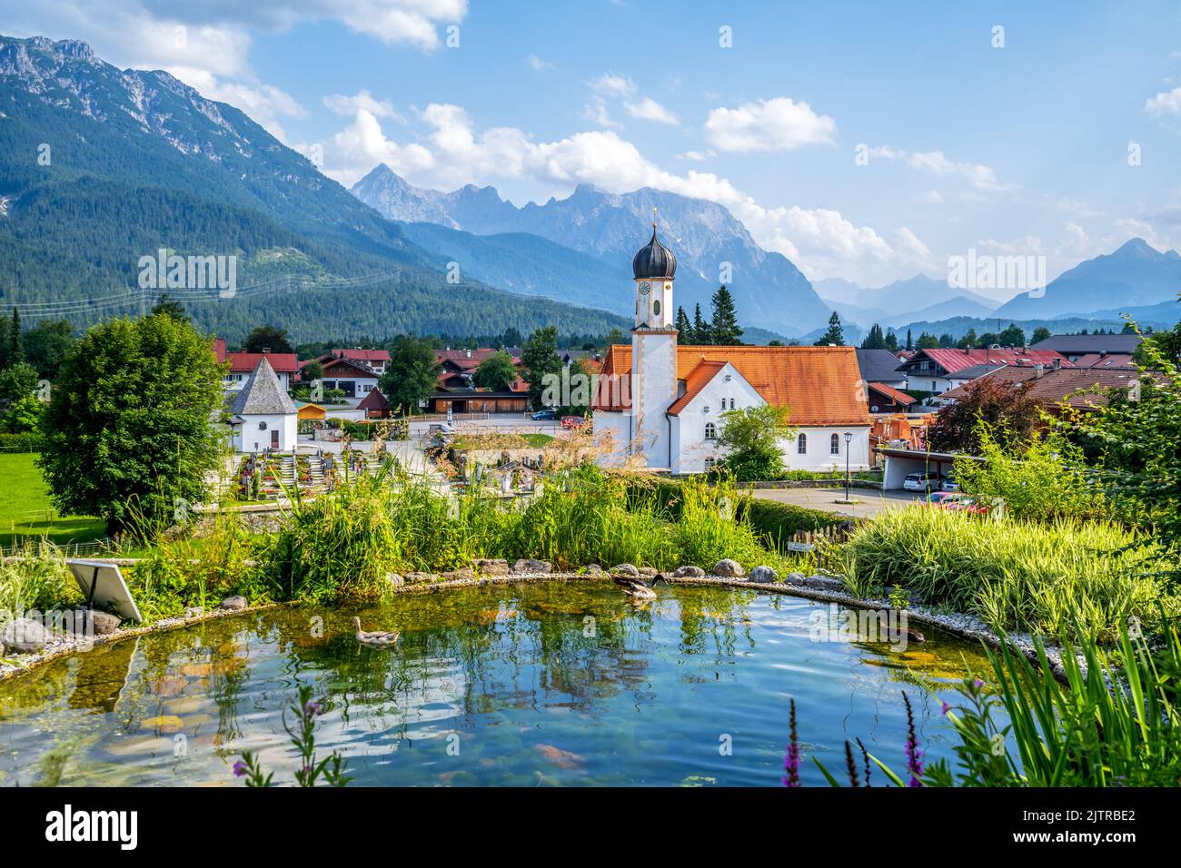 Wallgau village hi-res stock photography and images - Alamy