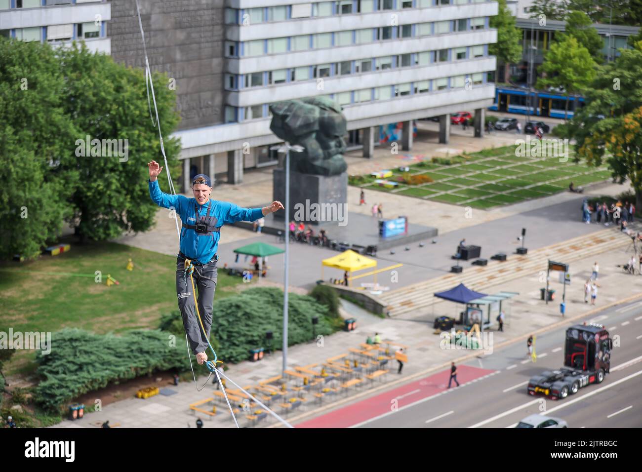 Trickline competition hi-res stock photography and images - Alamy