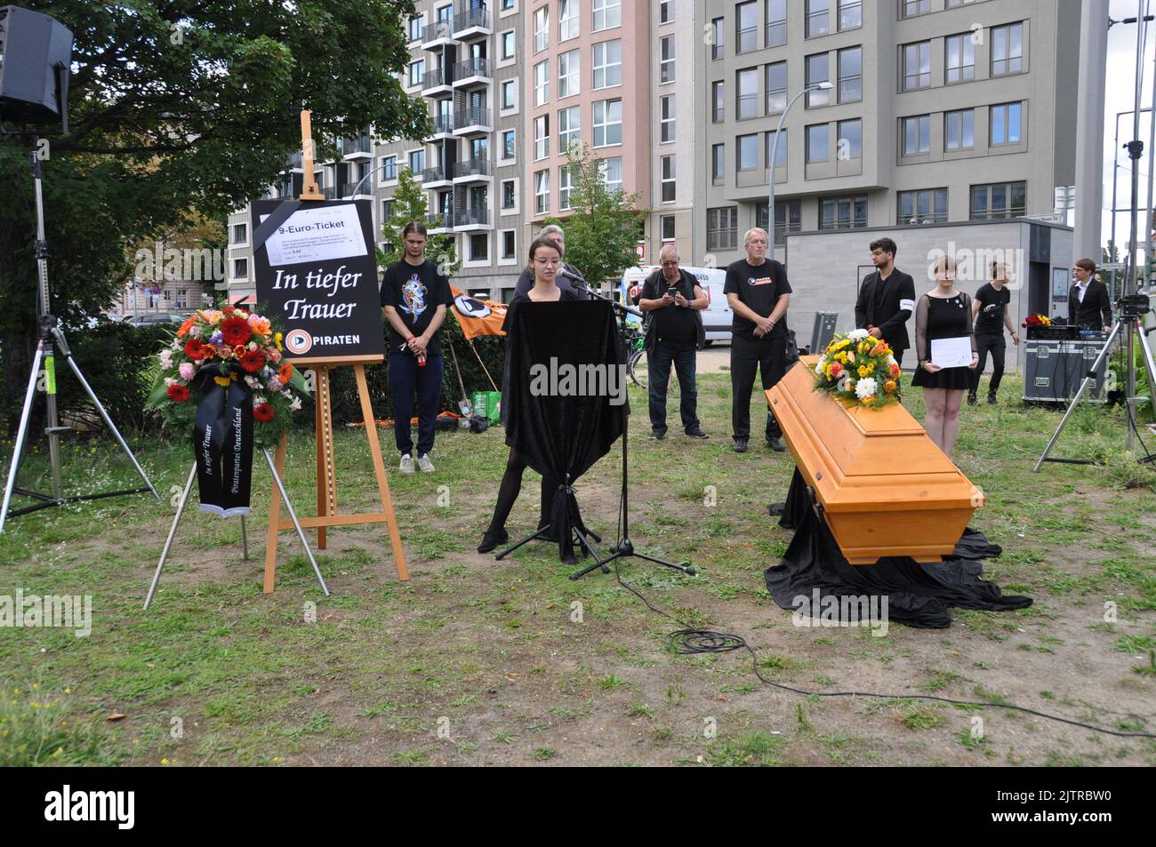 Berlin, Germany. 01st Sep, 2022. German Pirate Party members ...