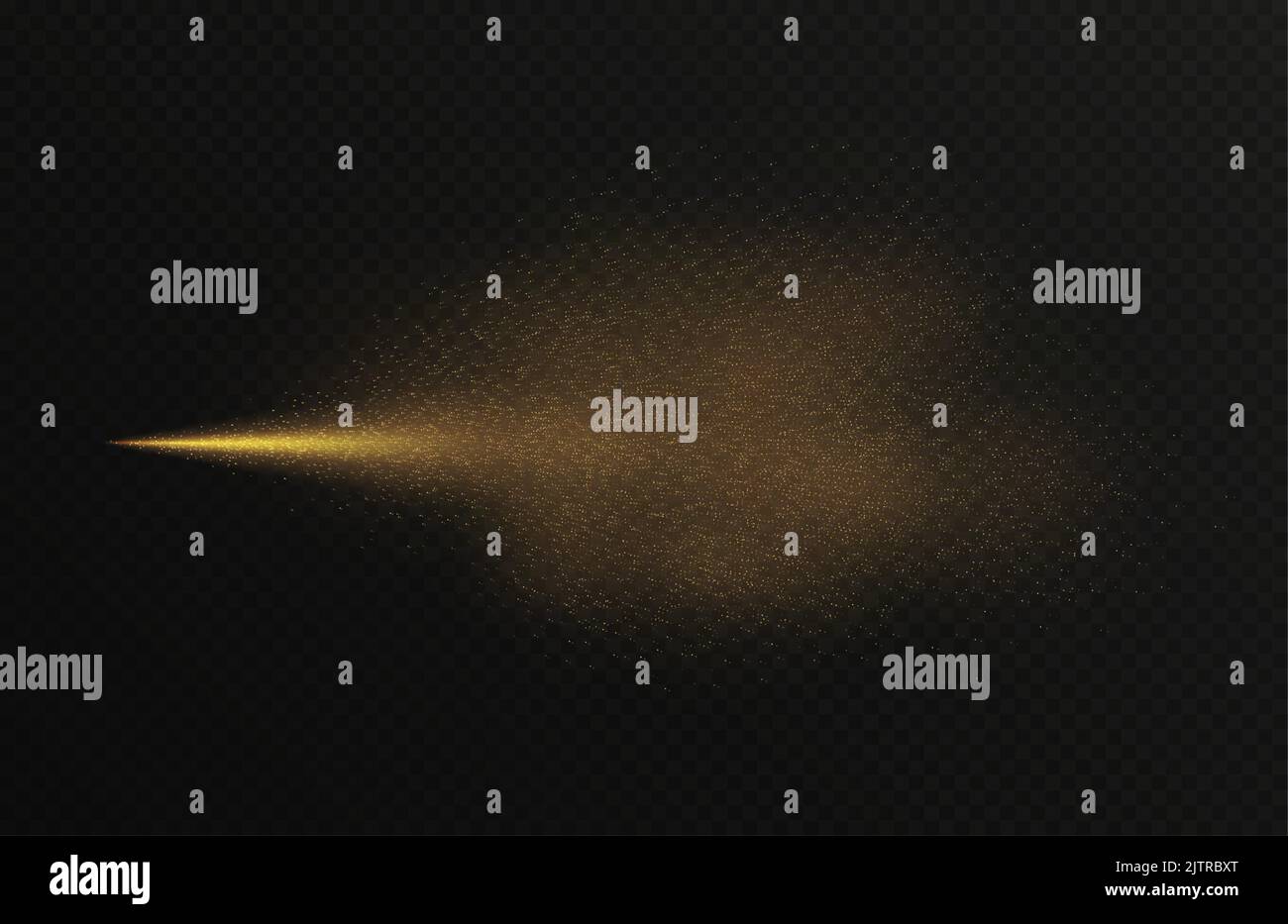 Golden spray mist with glitter particles, fashion shimmer freshener ...