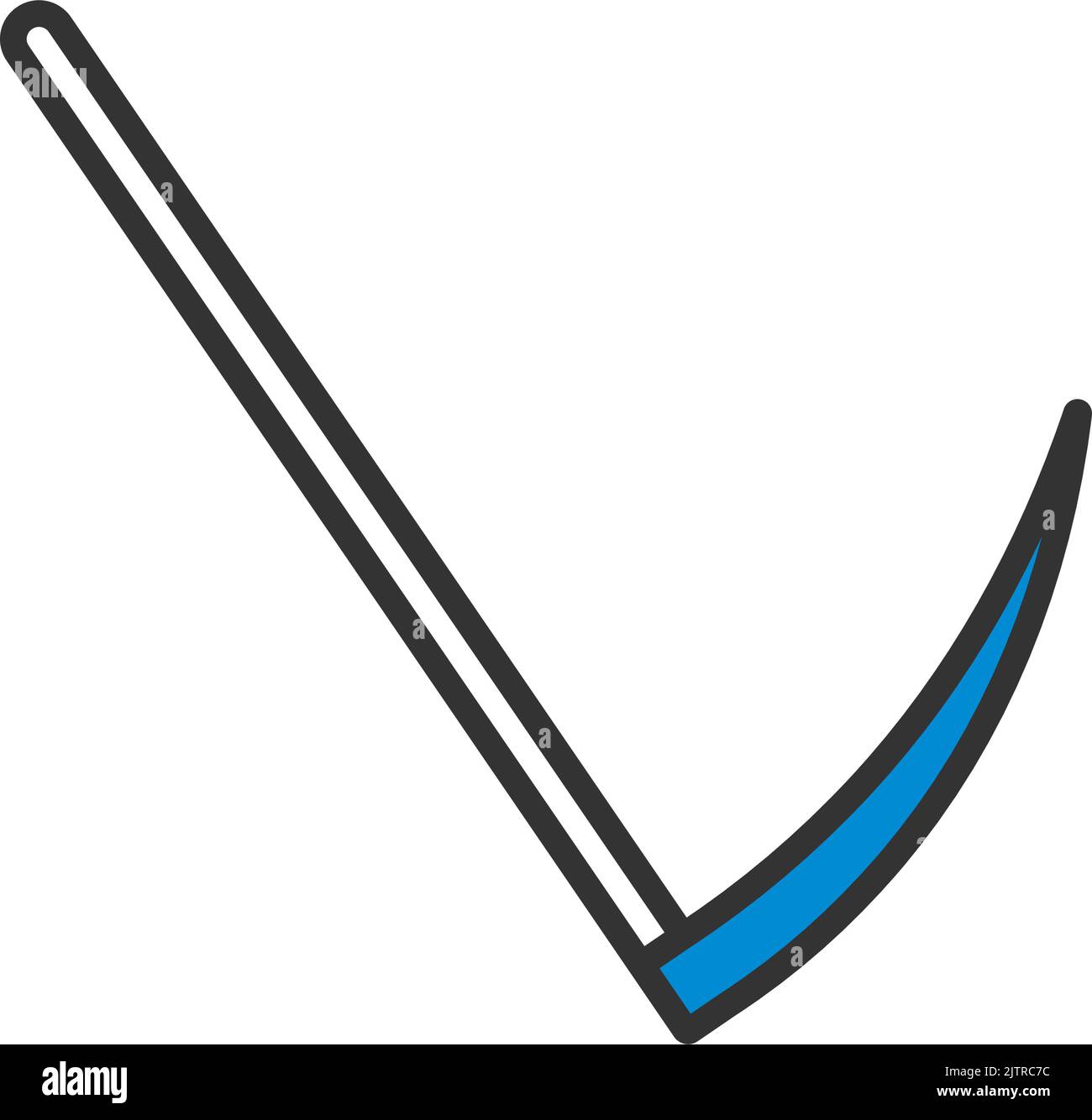 Scythe Icon. Editable Bold Outline With Color Fill Design. Vector ...