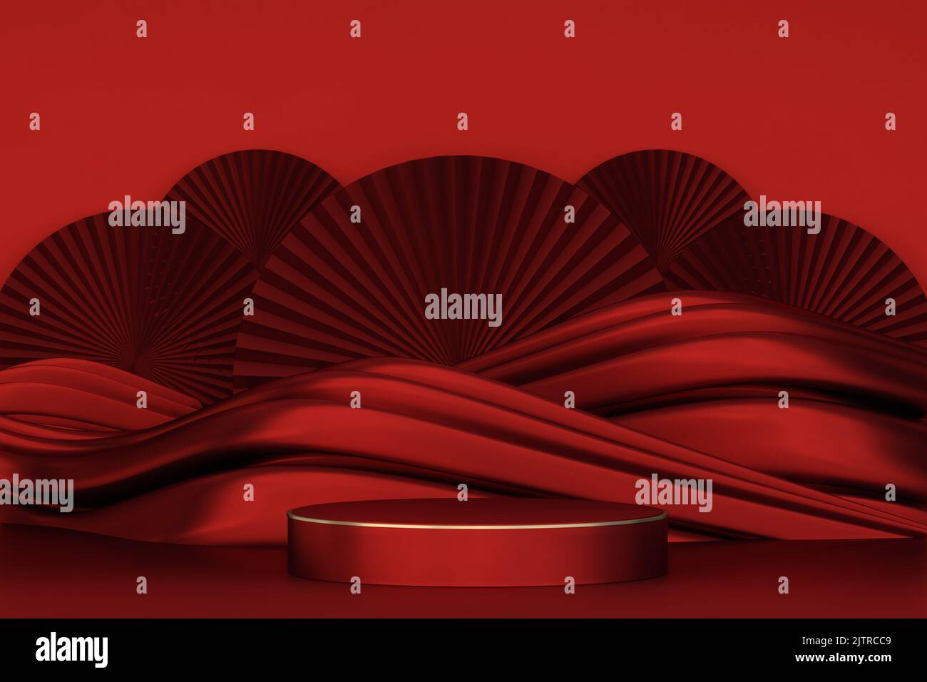 Fashion product background and stand red podium display with blank ... Fashion product background and stand red podium display with blank ...