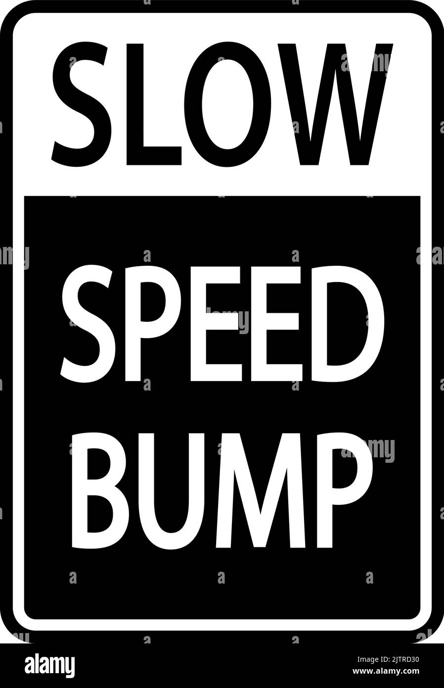 Speed limit signpost on Stock Vector Images - Alamy