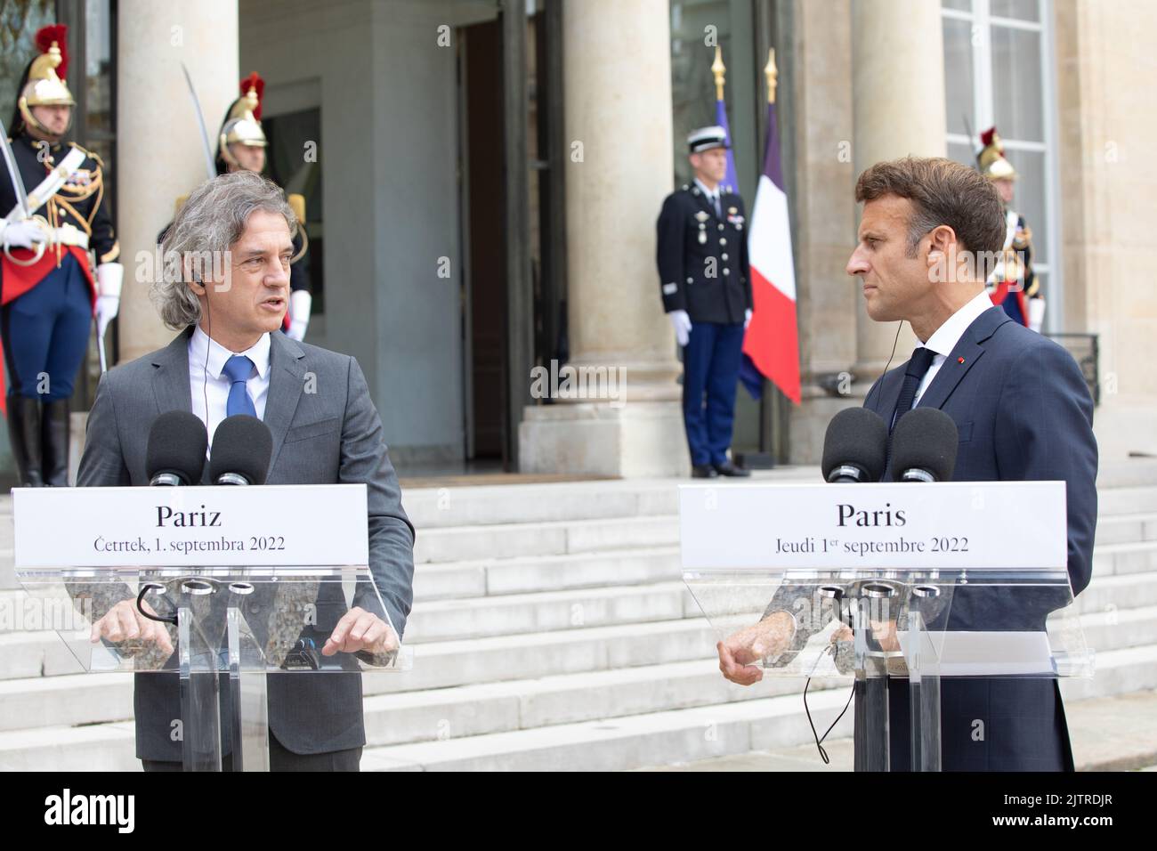 Paris, France, the first September 2022, meeting between the French ...