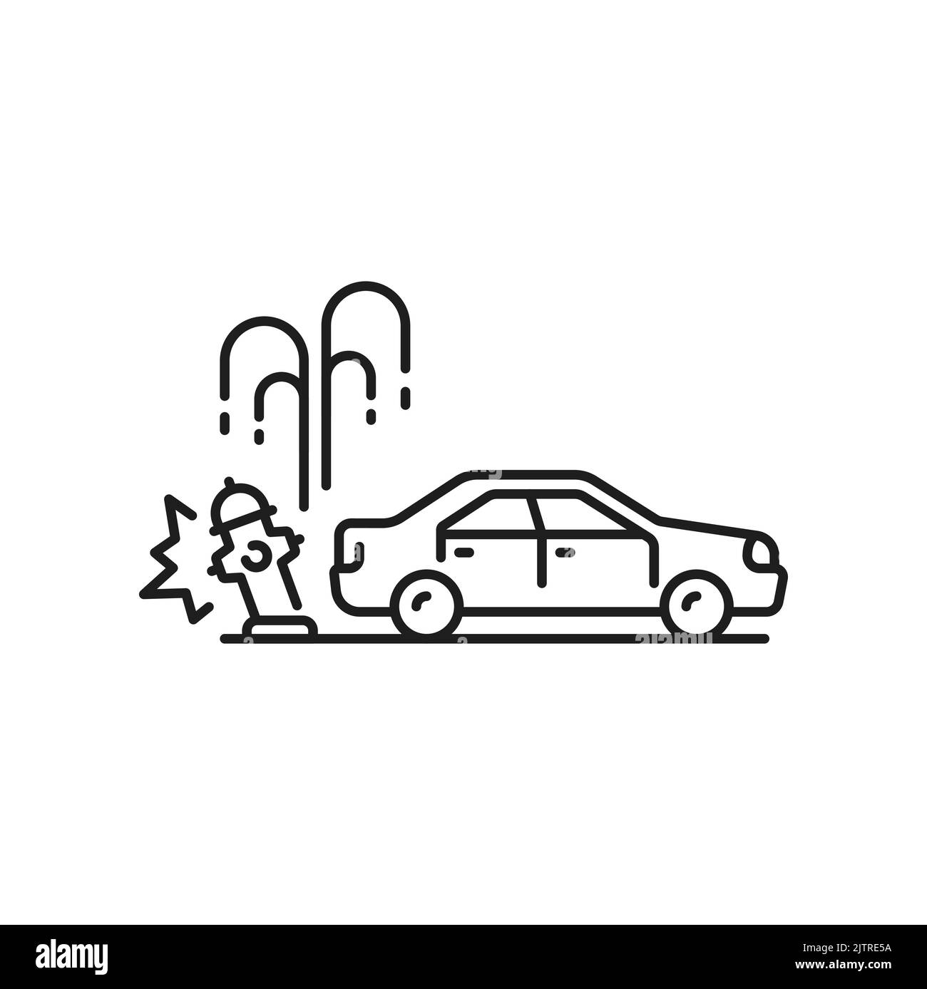 Road accident sign Black and White Stock Photos & Images - Alamy